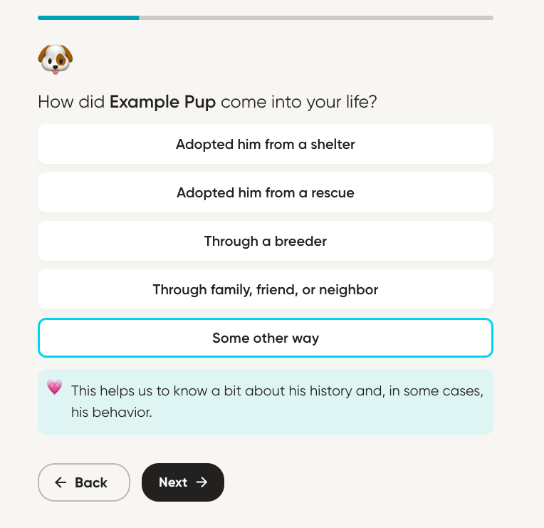 How do I add a dog to my account? – Embark