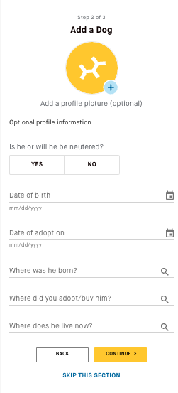 How do I add a dog to my account? – Embark